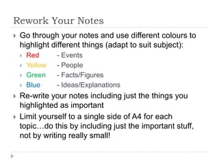 Active Revision Techniques | PPTX