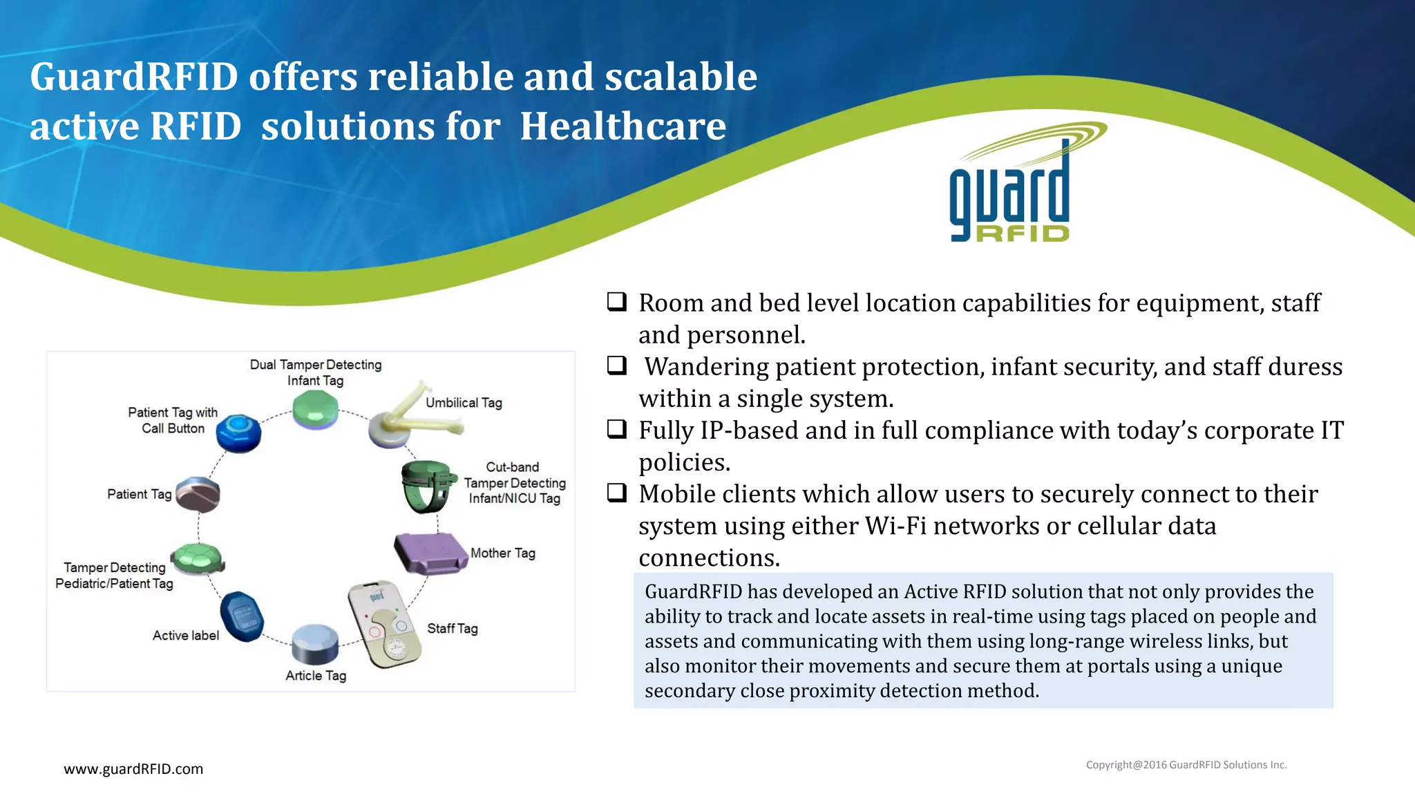 Asset tracking in healthcare using guard rfid system | PDF