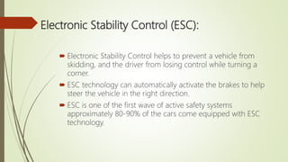 Active safety system | PPTX | Auto Safety Technologies | Auto Technology