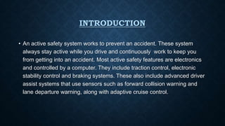Active safety system ppt | PPTX