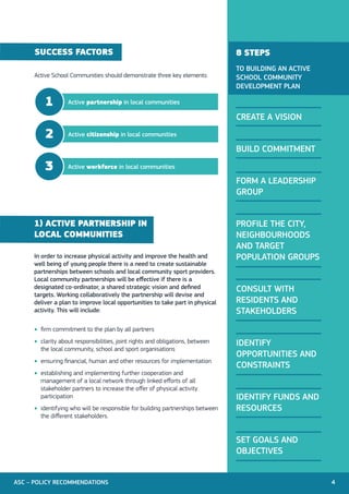 Active School Communities Policy Recommendations | PDF | Professional School | Postgraduate ...