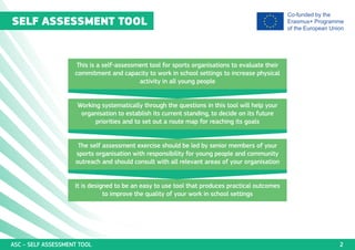 Active School Communities Self Assessment Tool | PPT