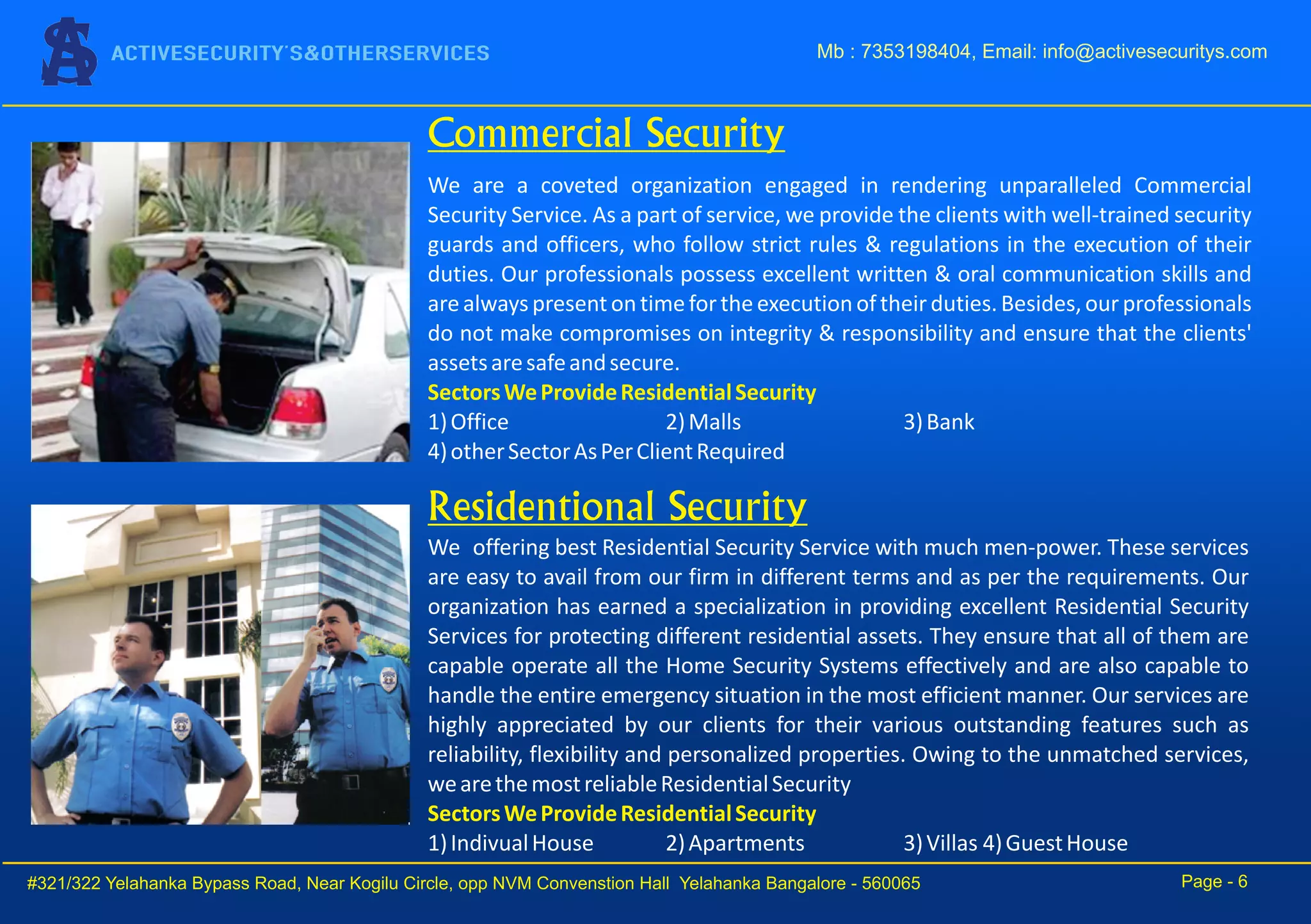 Active securitys brochure | PDF
