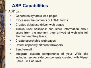 Active server pages | PPT