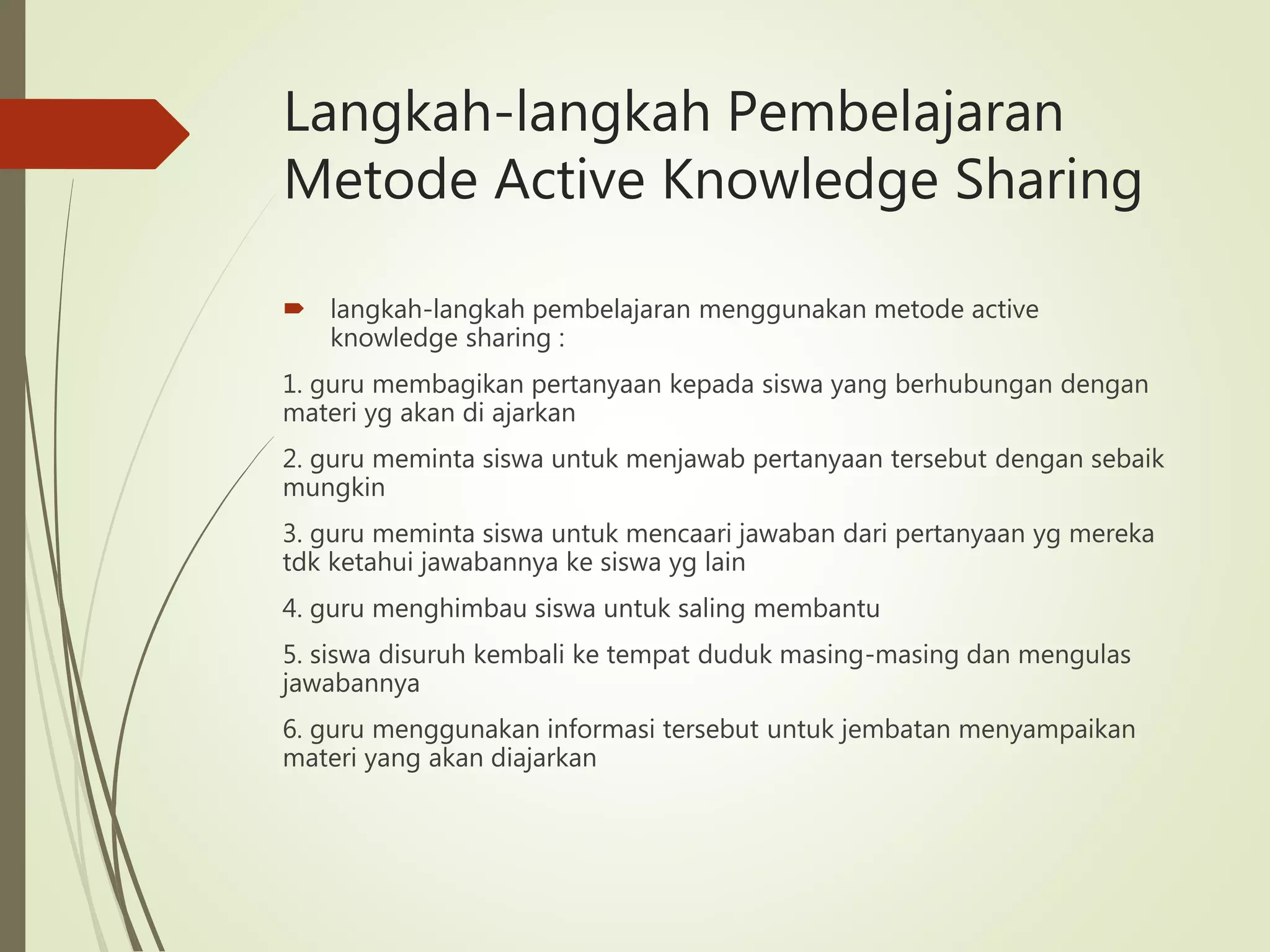 Active sharing knowledge | PPT