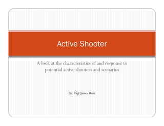 Active shooter updated | PDF