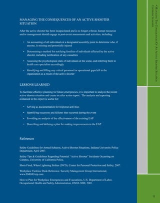 Active Shooter Booklet | PDF
