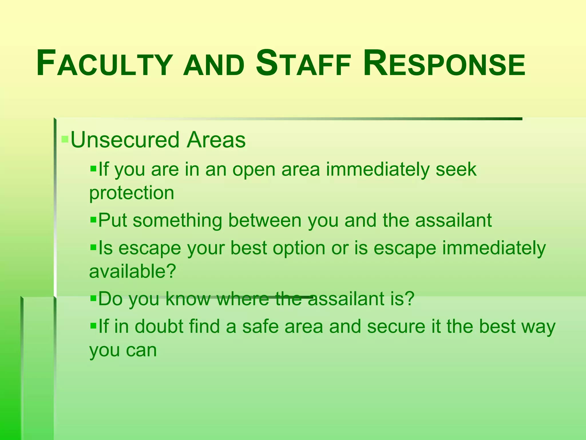 Active shooter response plan.ppt (1) | PPTX