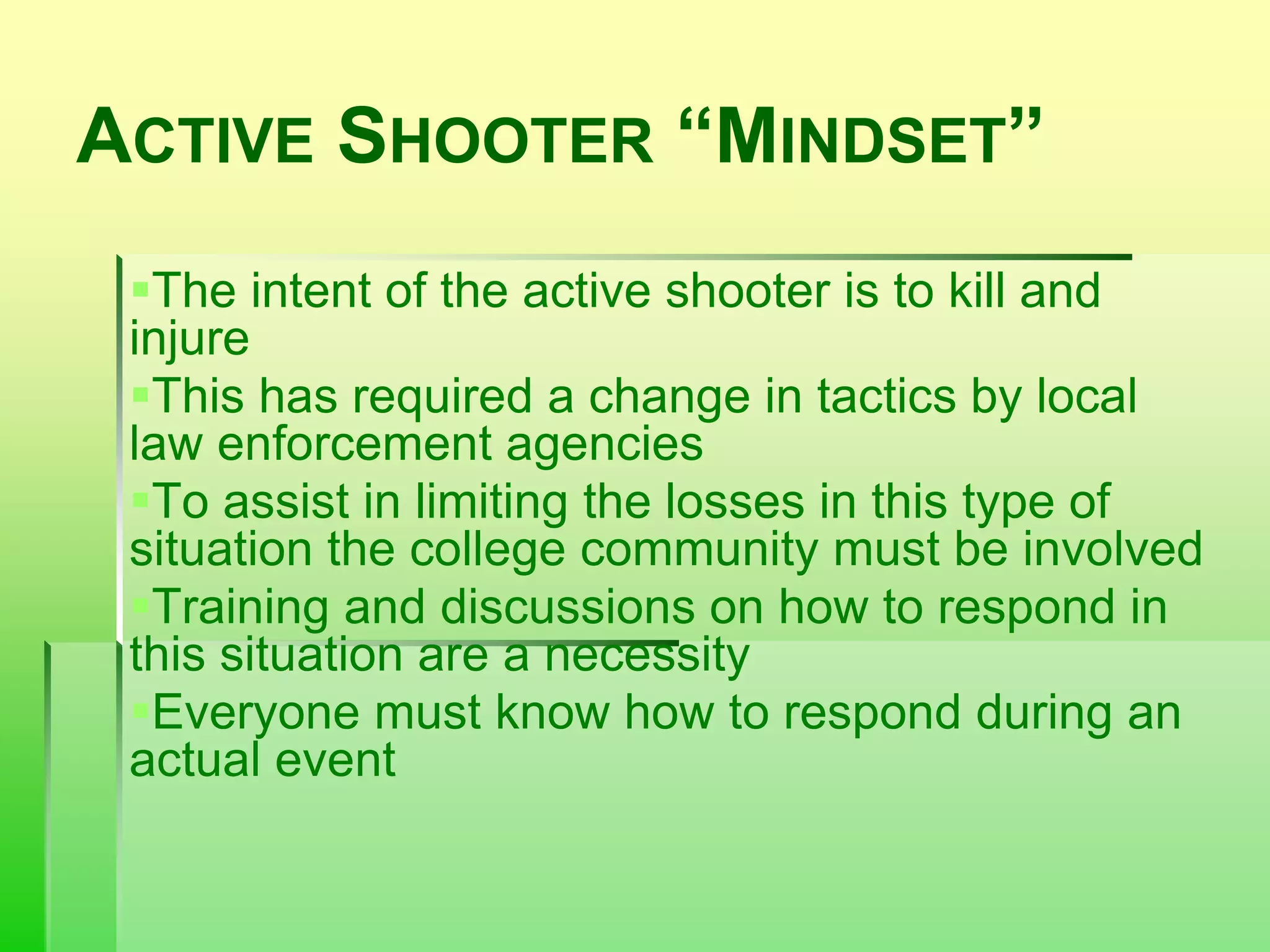 Active shooter response plan.ppt (1) | PPTX