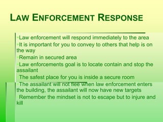 Active shooter response plan.ppt (1) | PPTX