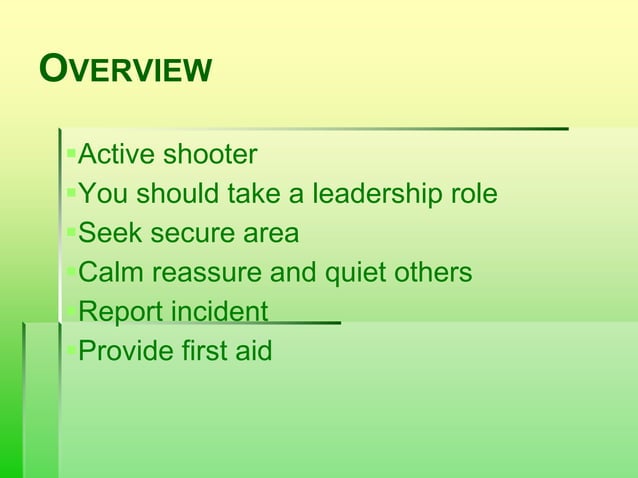 Active shooter response plan.ppt (1) | PPTX
