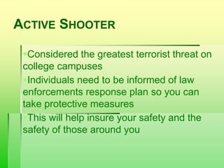 Active shooter response plan.ppt (1) | PPTX