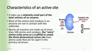 Active site of an enzyme | PDF