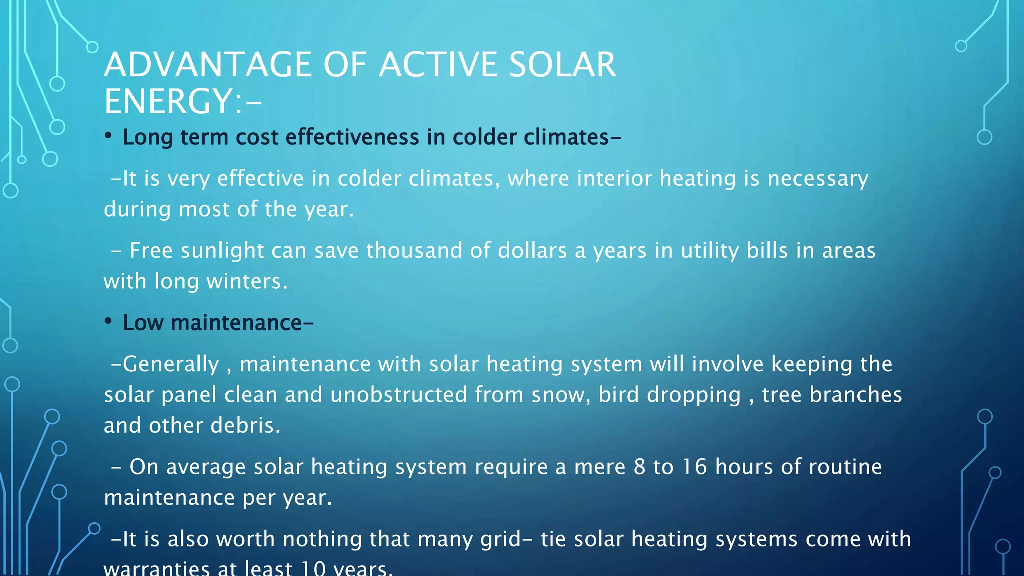 Active solar energy | PPTX