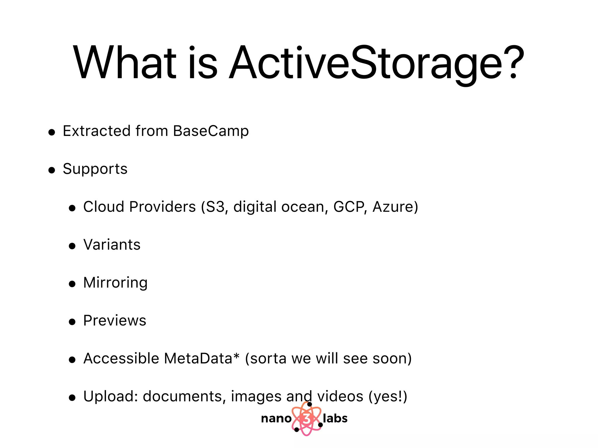Active Storage - Modern File Storage? | PDF