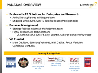 Panasas ActiveStor Reliability that Improves with Scale | PPT
