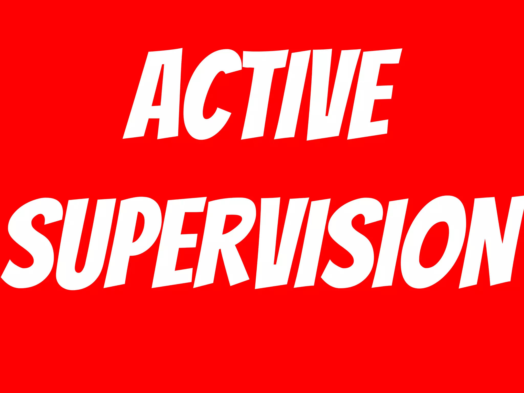 Active Supervision | PDF