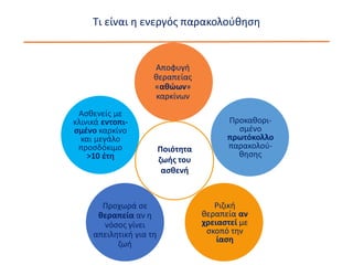 Active surveillance στον καρκίνο του προστάτη | PPT