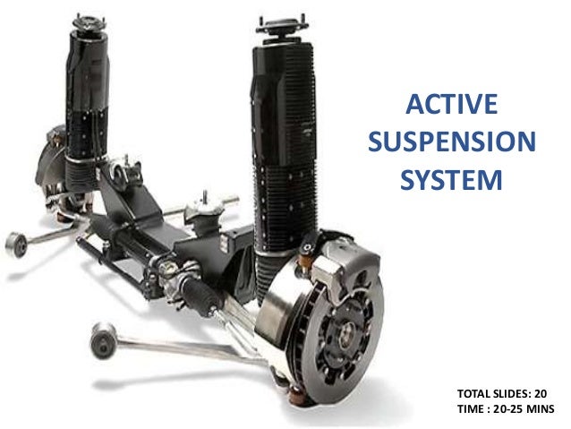 Active suspension system in automobile