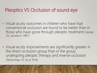 Active Vision Therapy in Management of Amblyopia (healthkura.com) | PPTX