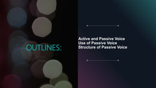 Active to passive voice & tenses | PPT