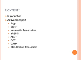 Active transport | PPTX