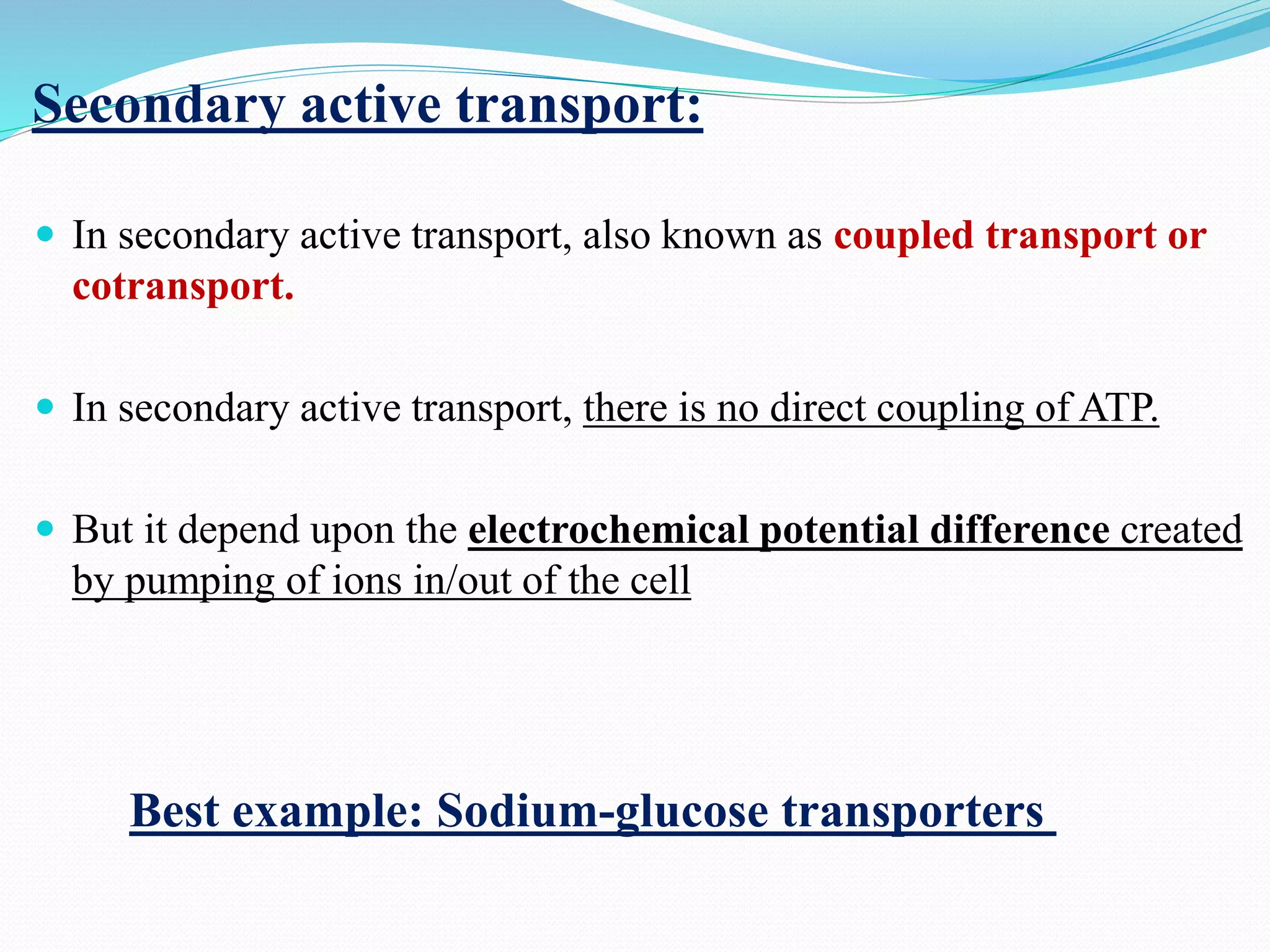 Active transport | PPTX