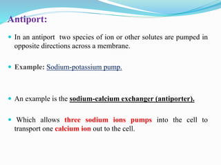 Active transport | PPTX
