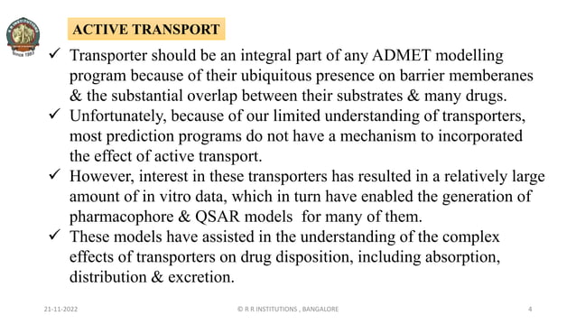 ACTIVE TRANSPORT- hPEPT1,ASBT,OCT,OATP, BBB-Choline Transporter.pptx