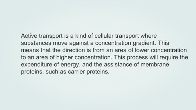 ACTIVE TRANSPORT LESSON 2.pdf........... | PPT