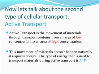 Active Transport | PPT