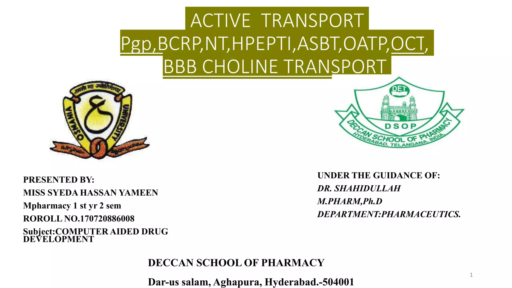 ACTIVE TRANSPORT Pgp,BCRP,NT.pptx
