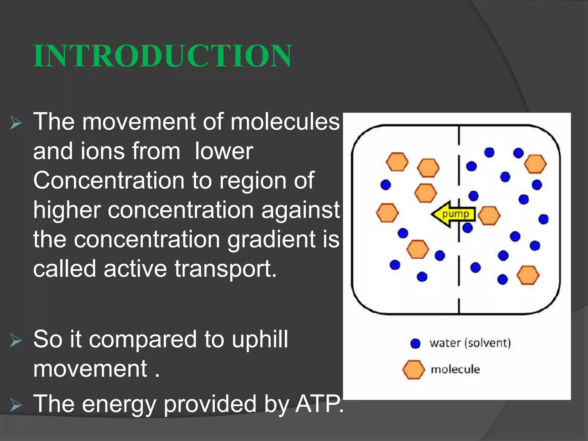 Active transport pptx | PPT | Biological Sciences | Science