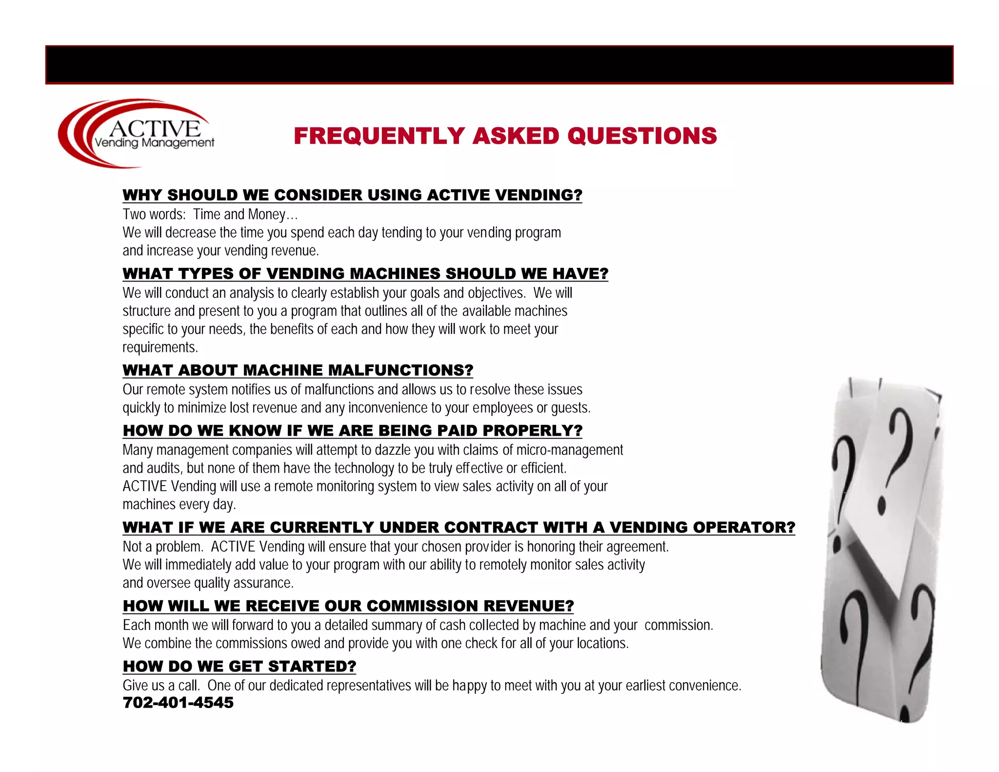 Active Vending Management | PDF