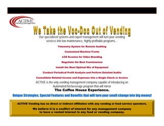 Active Vending Management | PDF