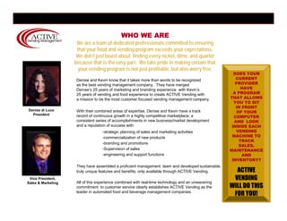 Active Vending Management | PDF