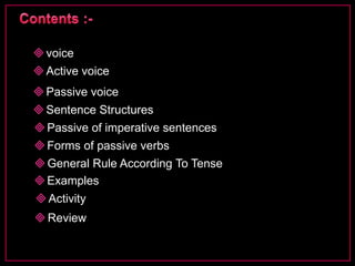 Examples Of Passive Activities