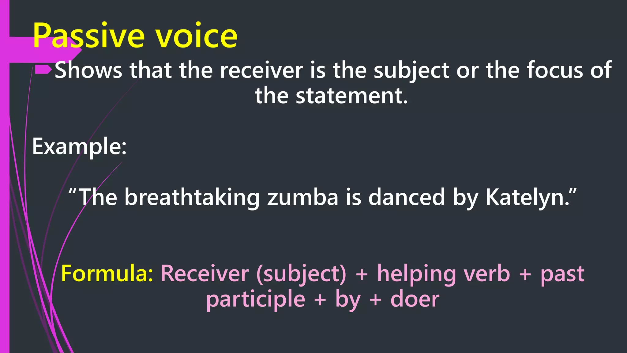 Active voice and passive voice | PPTX