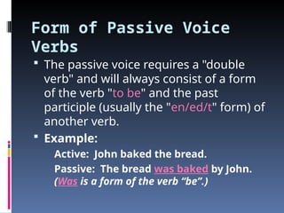 ACTIVE VOICE AND PASSIVE VOICE ENGLISH.ppt