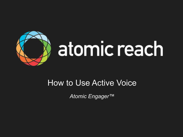 How to Use Active Voice | PPTX