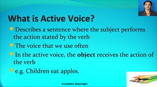 Active Voice & Passive Voice | PPT
