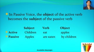 Active Voice & Passive Voice | PPT