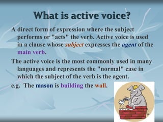 Active voice upload | PPTX