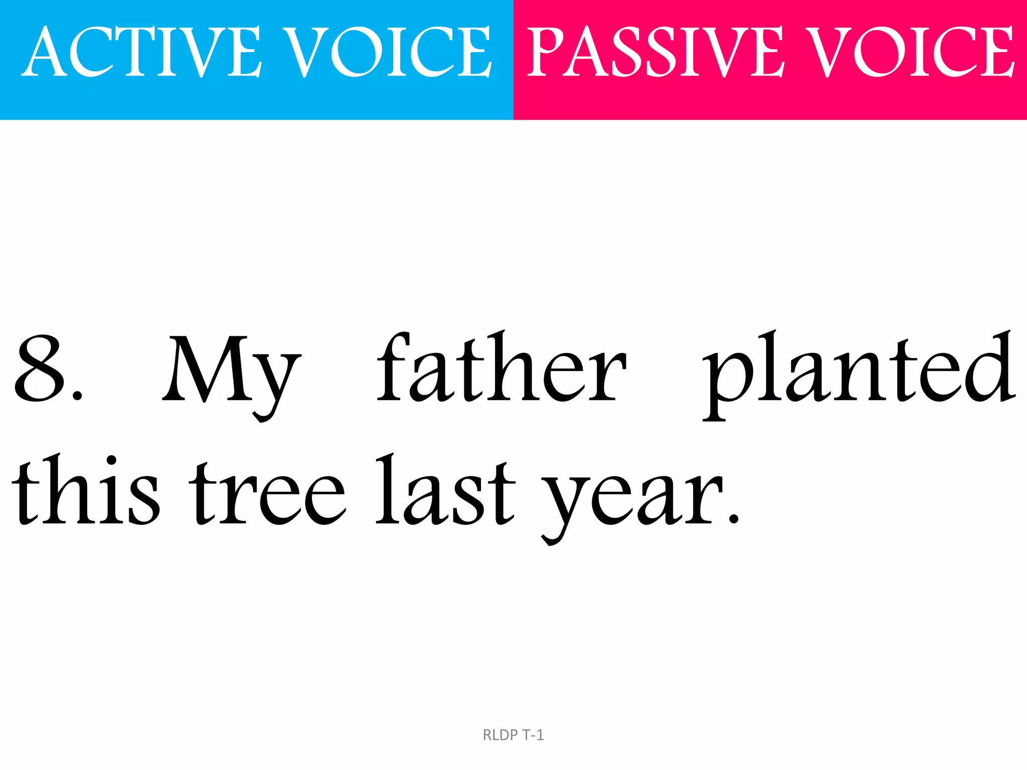 Active vs. Passive Voice of the Verb | PPTX