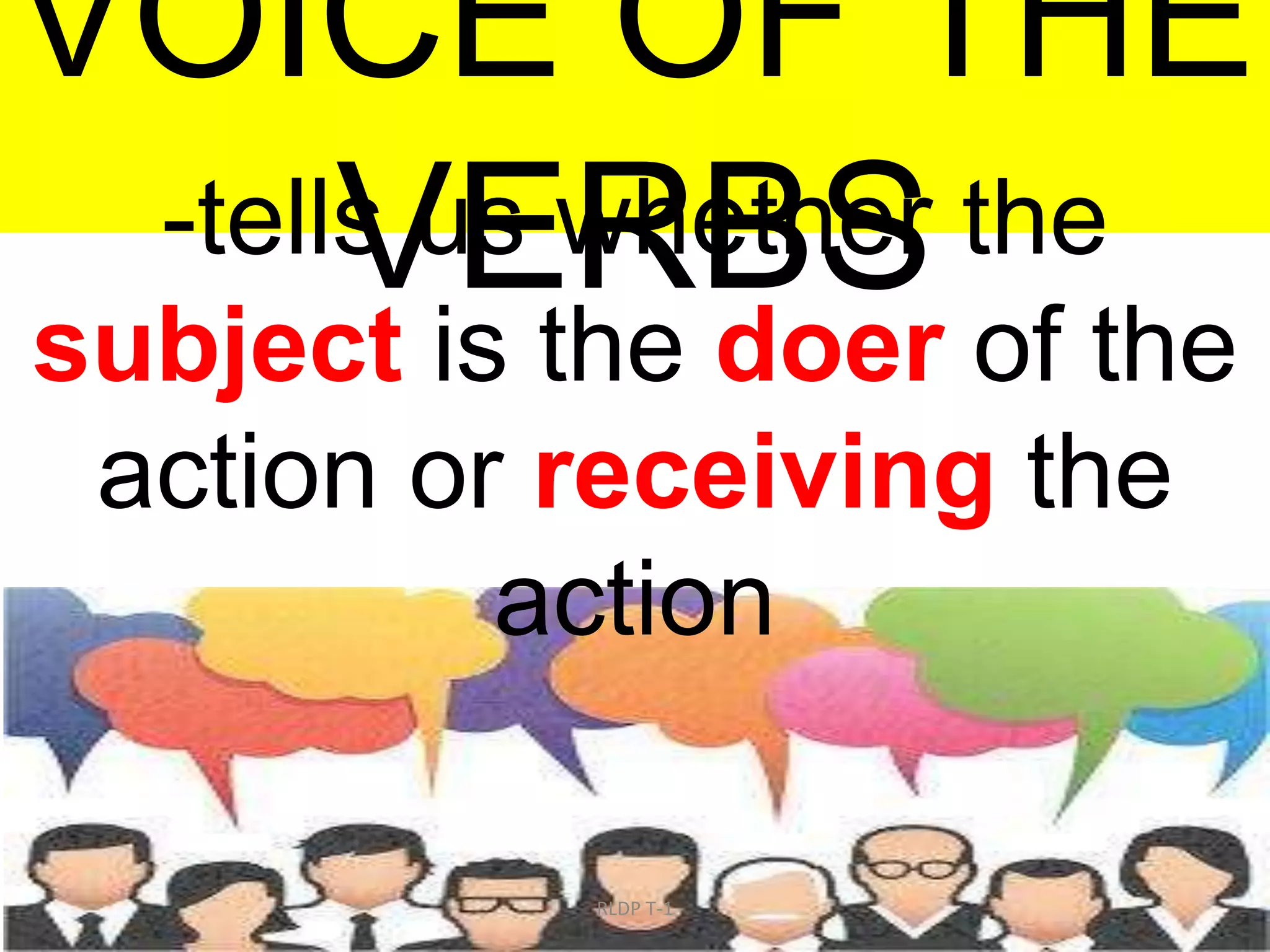 Active vs. Passive Voice of the Verb | PPTX