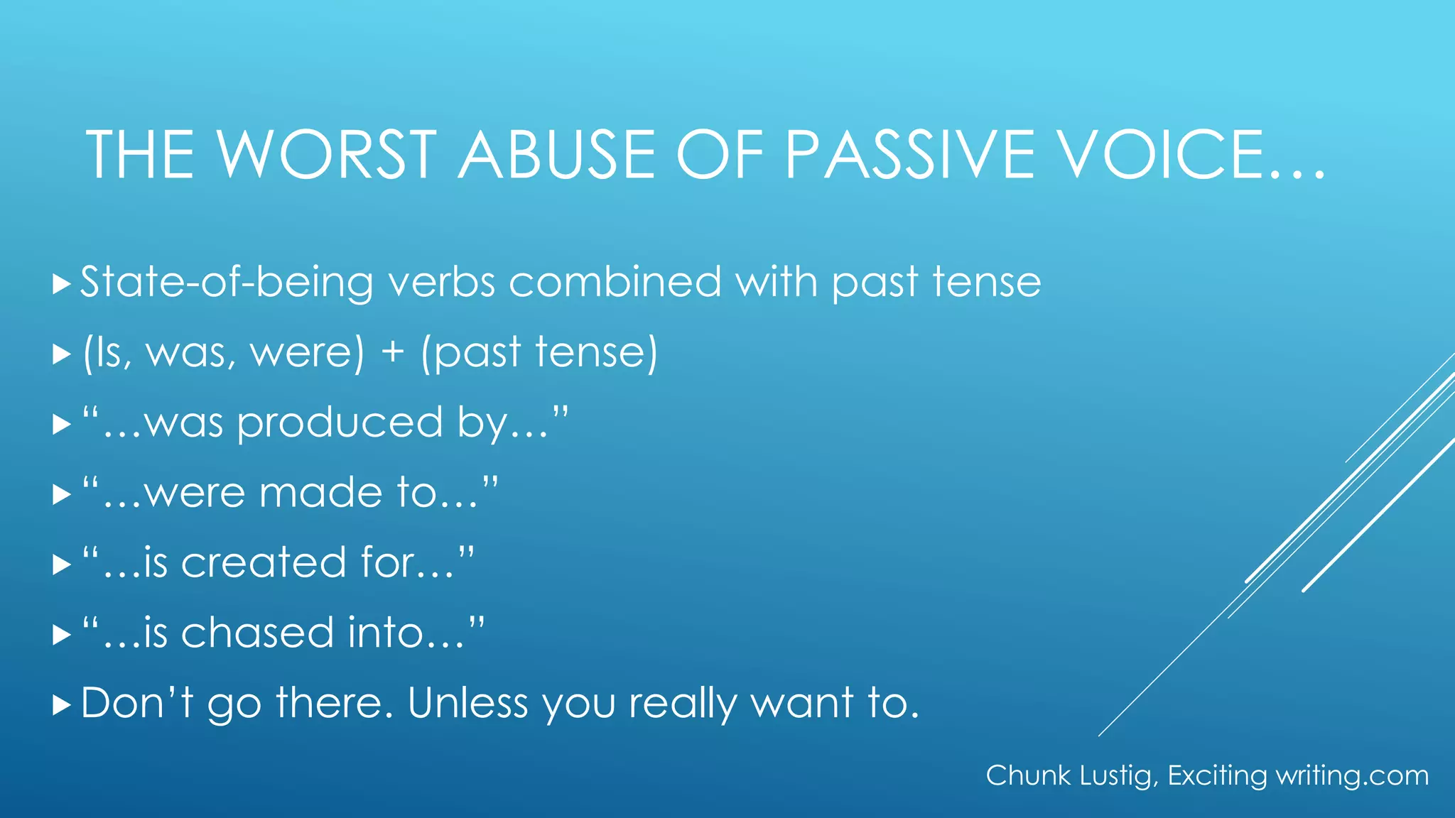 Active vs passive voice | PPTX