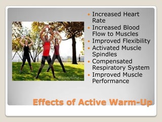 Active Warm Up, Dynamic & Static Stretching | PPTX