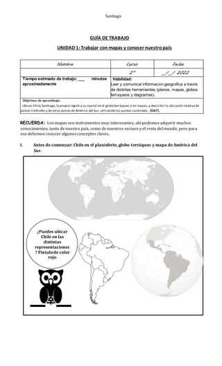 Usando Una Hoja De Trabajo Con Claves De Mapa