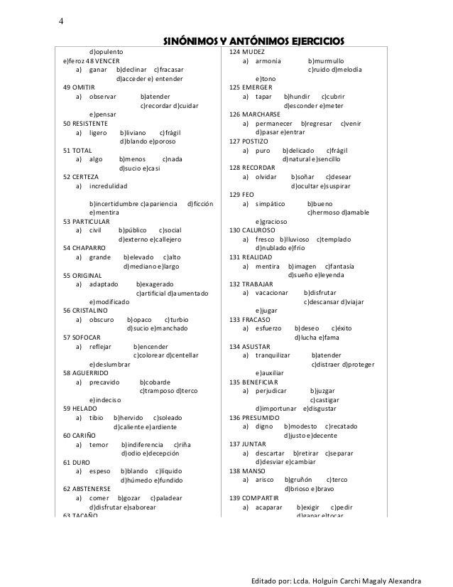 Sinonimos Wordreference