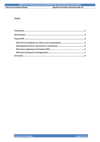 Actividad 07.2 protocolo rip v2 | PDF